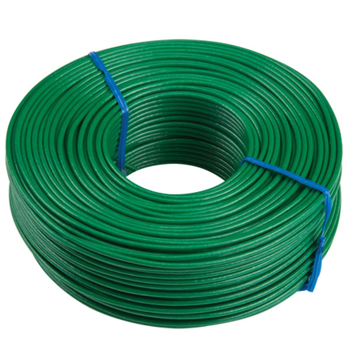 GREEN PVC COATED TIE WIRE | Bolts Plus Inc.