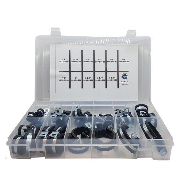 Rubber Cushion Tube Clamp Assortment | Bolts Plus Inc.