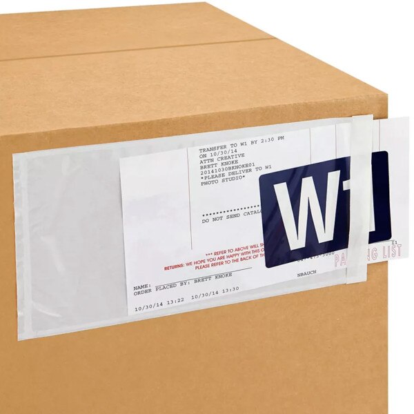 10 X 5-1/2 CLEAR PACKING SLIP 1M PER CASE | Bolts Plus Inc.