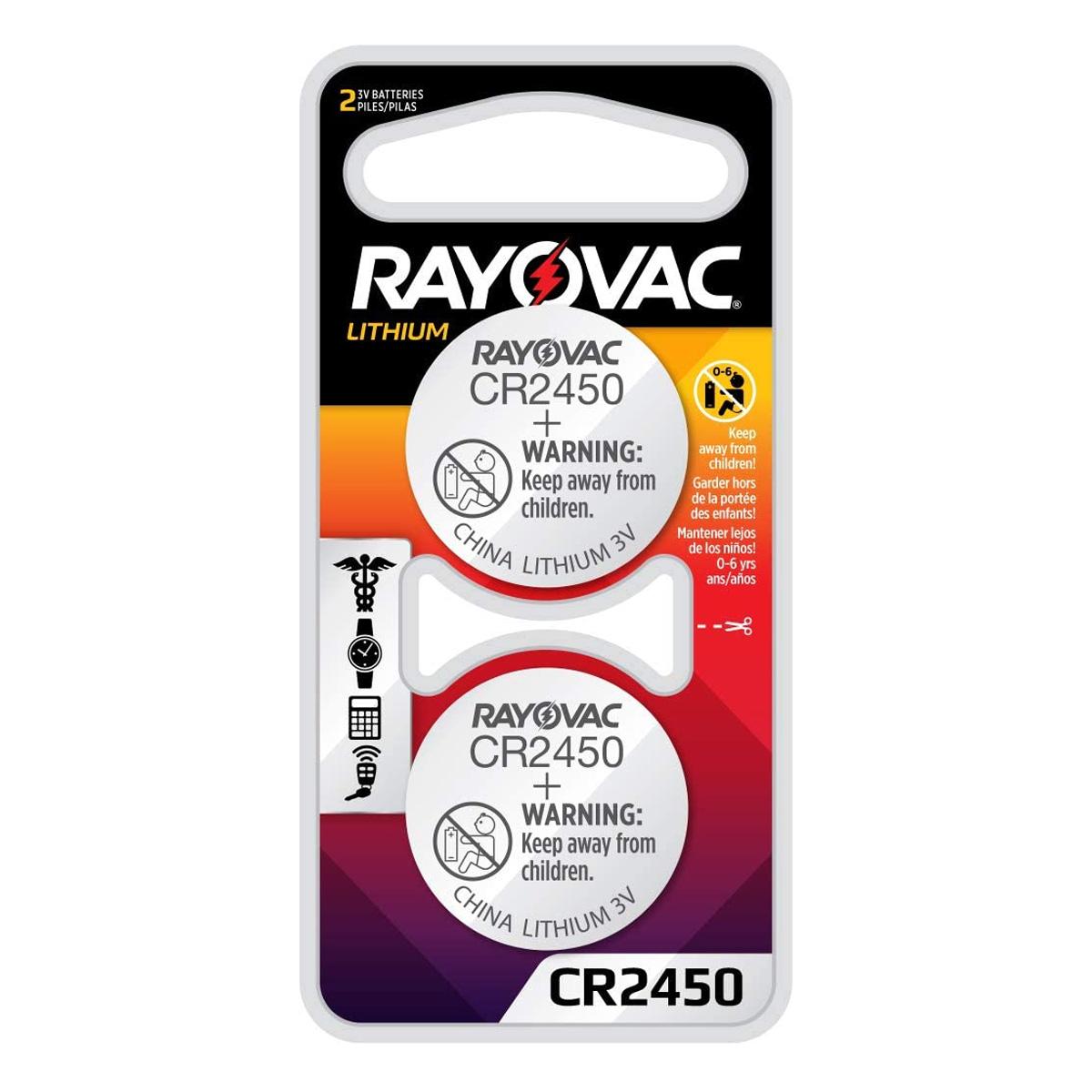 2/PK CR-2450 BATTERY | Bolts Plus Inc.