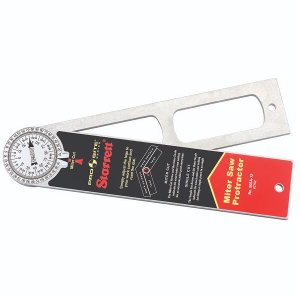 505A-12 12IN ALUMINUM MITER PROTRACTOR | Bolts Plus Inc.