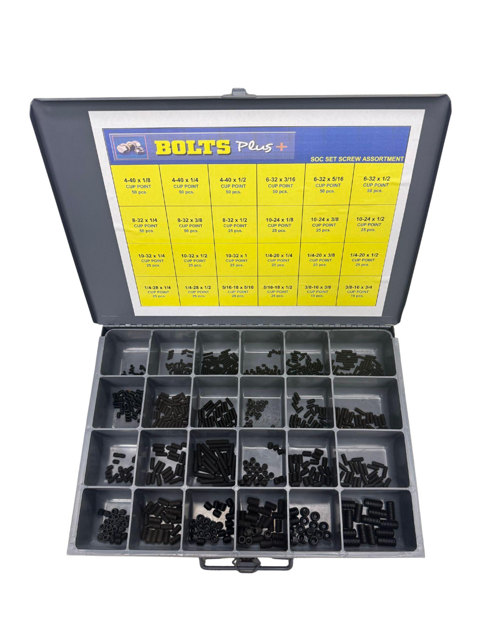 IMPERIAL SOC SET SCREW TRAY ASSORTMENT | Bolts Plus Inc.