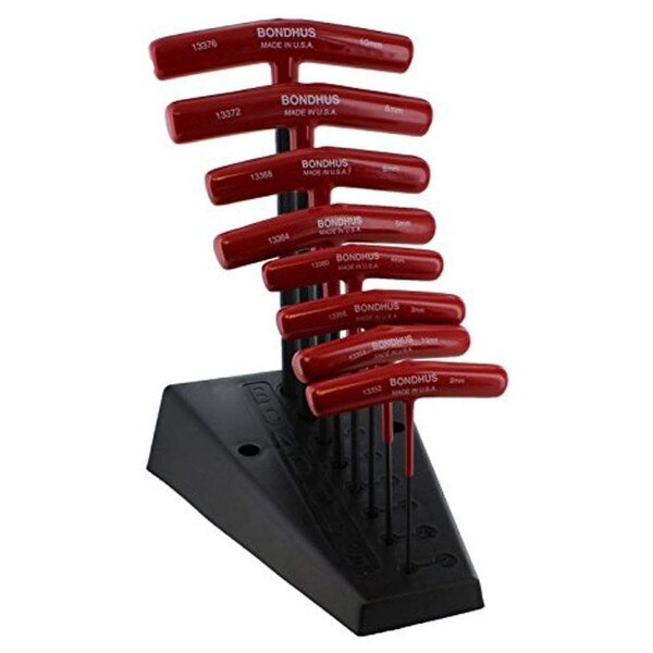 9" T-HANDLE HEX KEY SET IMP - 10PC | Bolts Plus Inc.