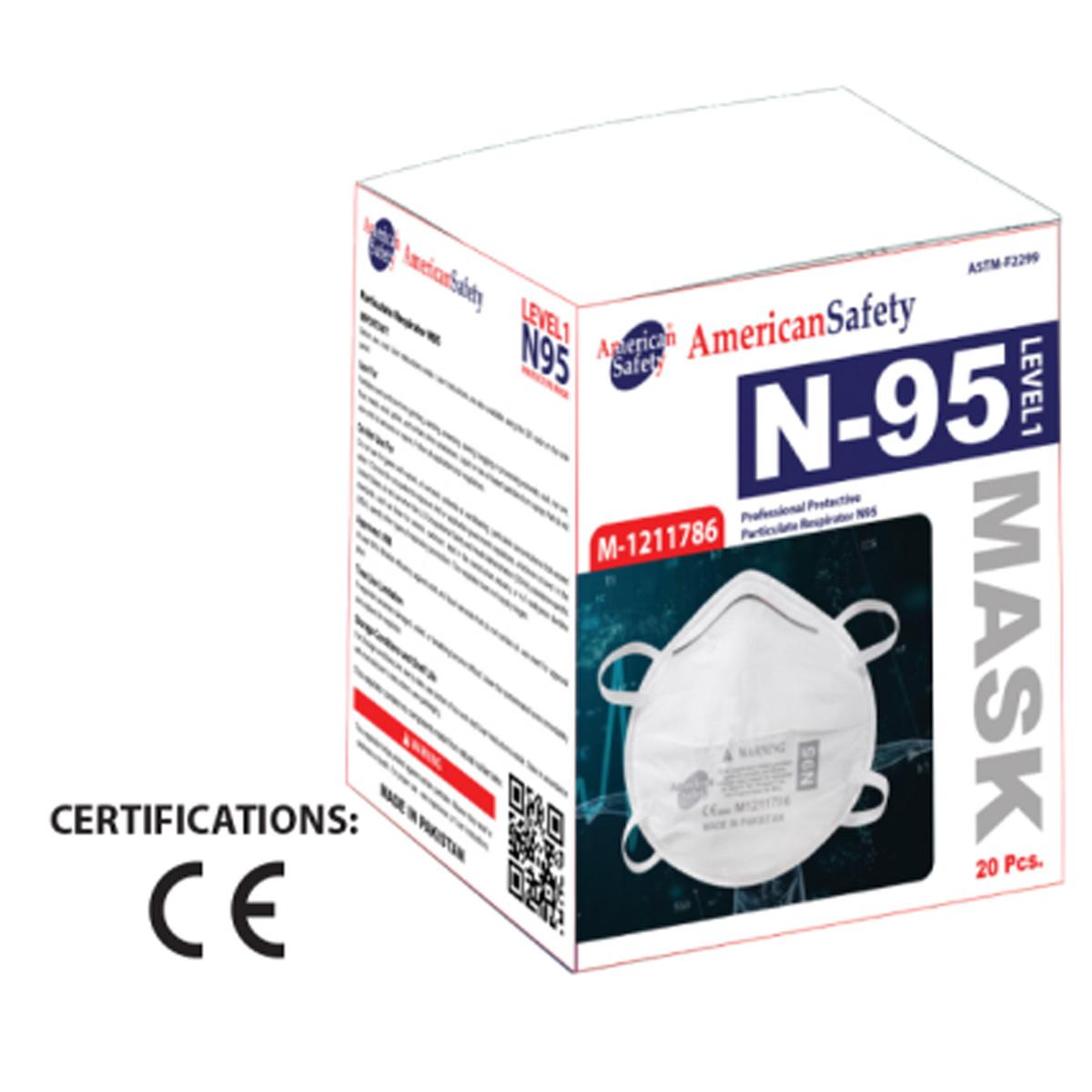N95 PARTICULATE RESPIRATOR MASK 10/BOX | Bolts Plus Inc.