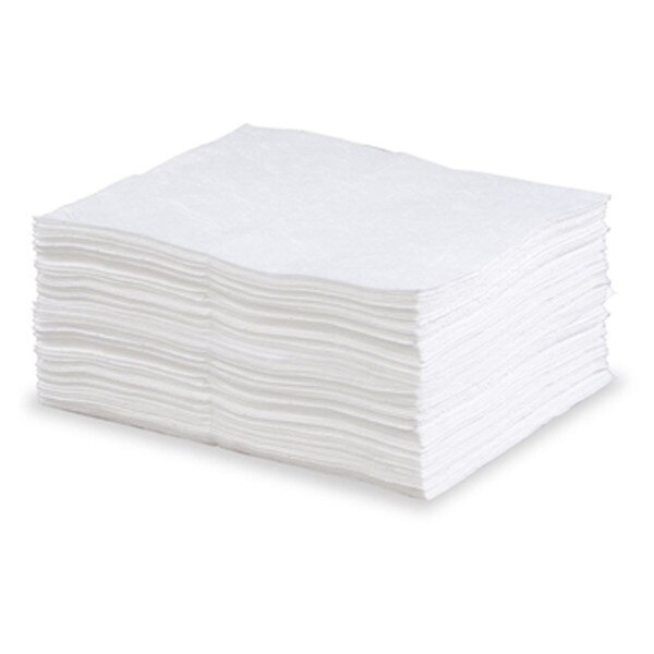 WHITE OIL ONLY ABSORBENT SPILL PADS 10/PK | Bolts Plus Inc.