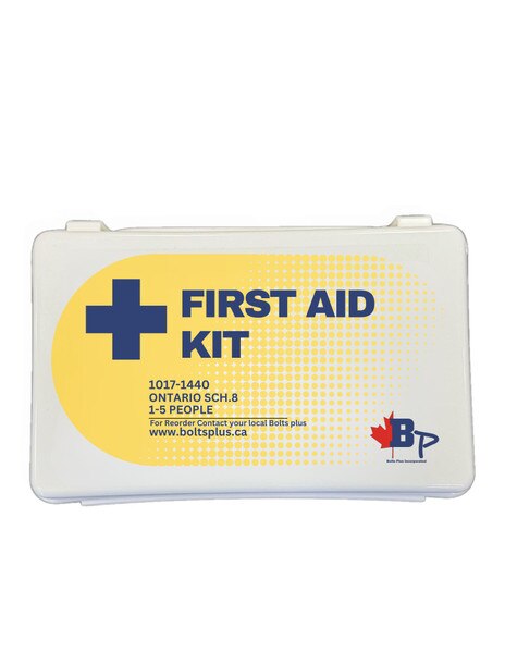 1 - 5 PEOPLE ONTARIO SCH 8 FIRST AID KIT | Bolts Plus Inc