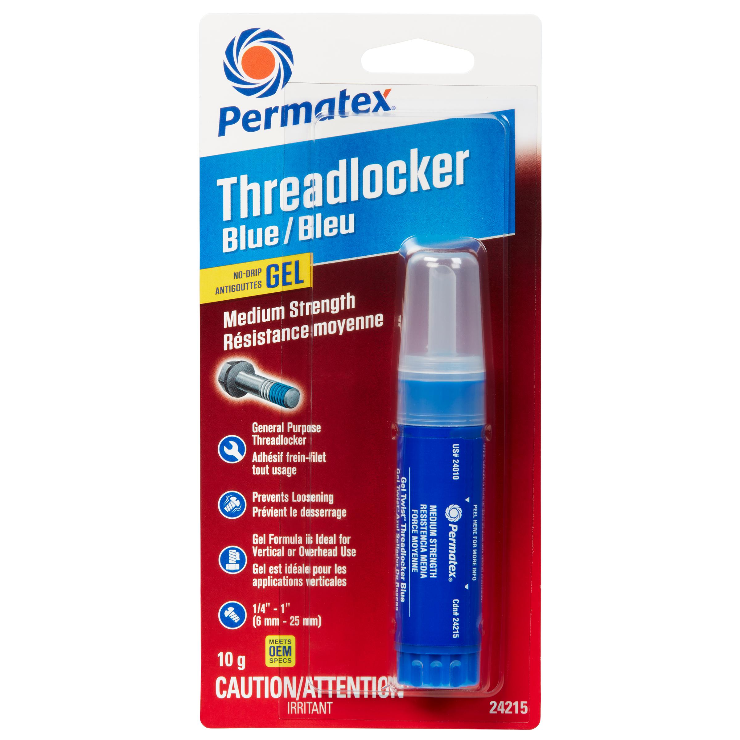 24215 BLUE GEL THREADLOCK 10GR | Bolts Plus Inc.
