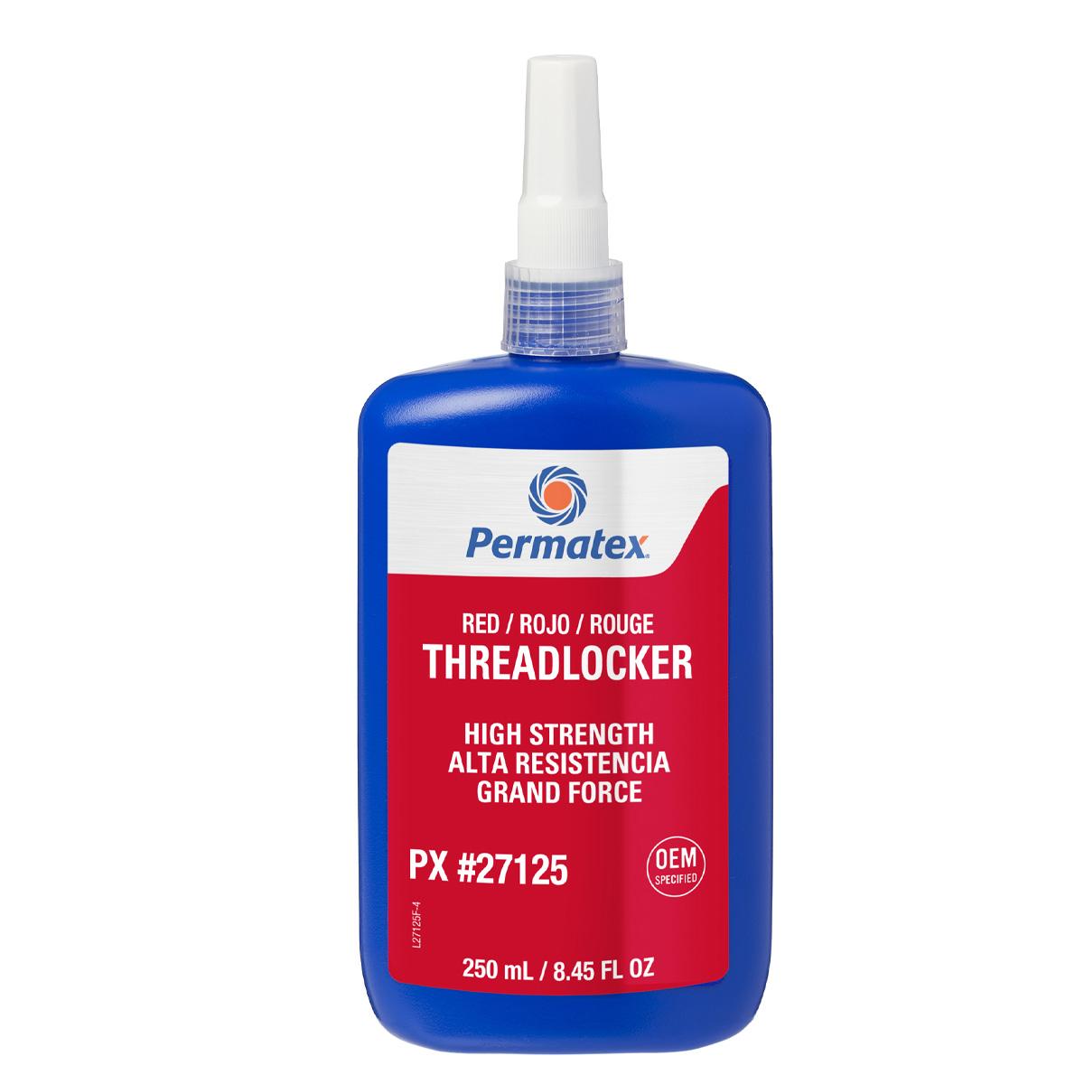 27125 RED THREADLOCK 250ML | Bolts Plus Inc.