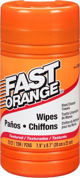 72/ct Fast Orange Wipes | Bolts Plus Inc.