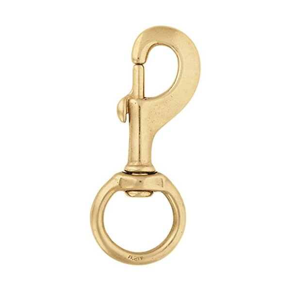 Strap Swivel Snap; Brass | Bolts Plus Inc.
