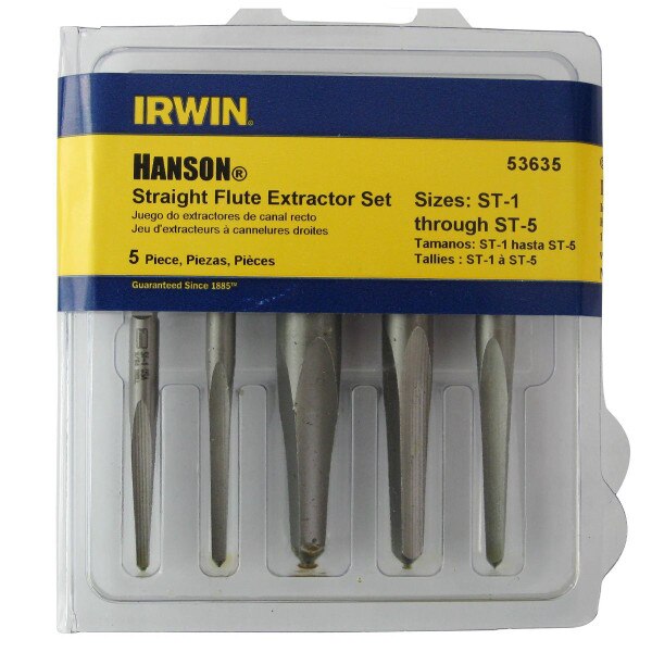 5PC SCREW EXTRACTOR SET | Bolts Plus Inc.