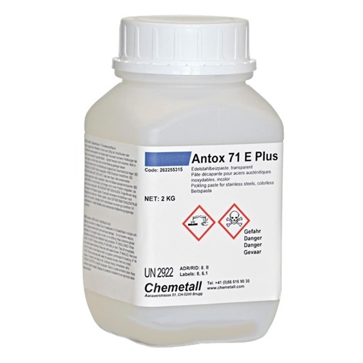 ANTOX 71E STAINLESS STEEL PICKLING PASTE 2KG JAR | Bolts Plus Inc.