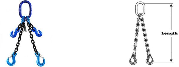 3/8 X 12 DOSA CHAIN SLING ADJUSTABLE | Bolts Plus Inc.