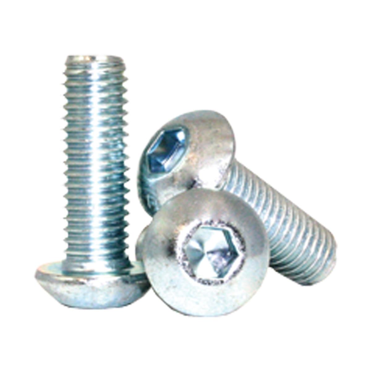 Button Head Socket Caps; Zinc Plated | Bolts Plus Inc.