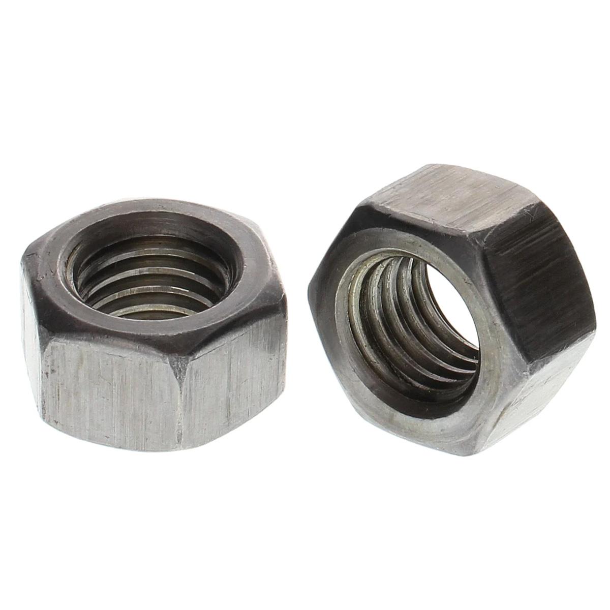 Gr2 Left Hand Hex Nut; Bare/Plain | Bolts Plus Inc.