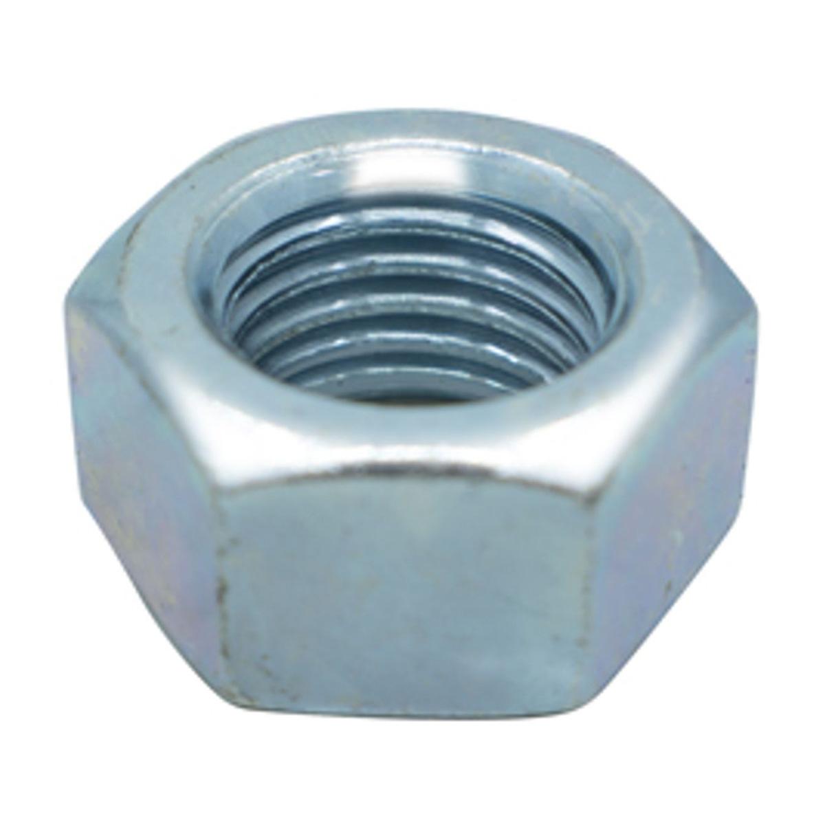 Gr2 Left Hand Hex Nut; Zinc Plated | Bolts Plus Inc.