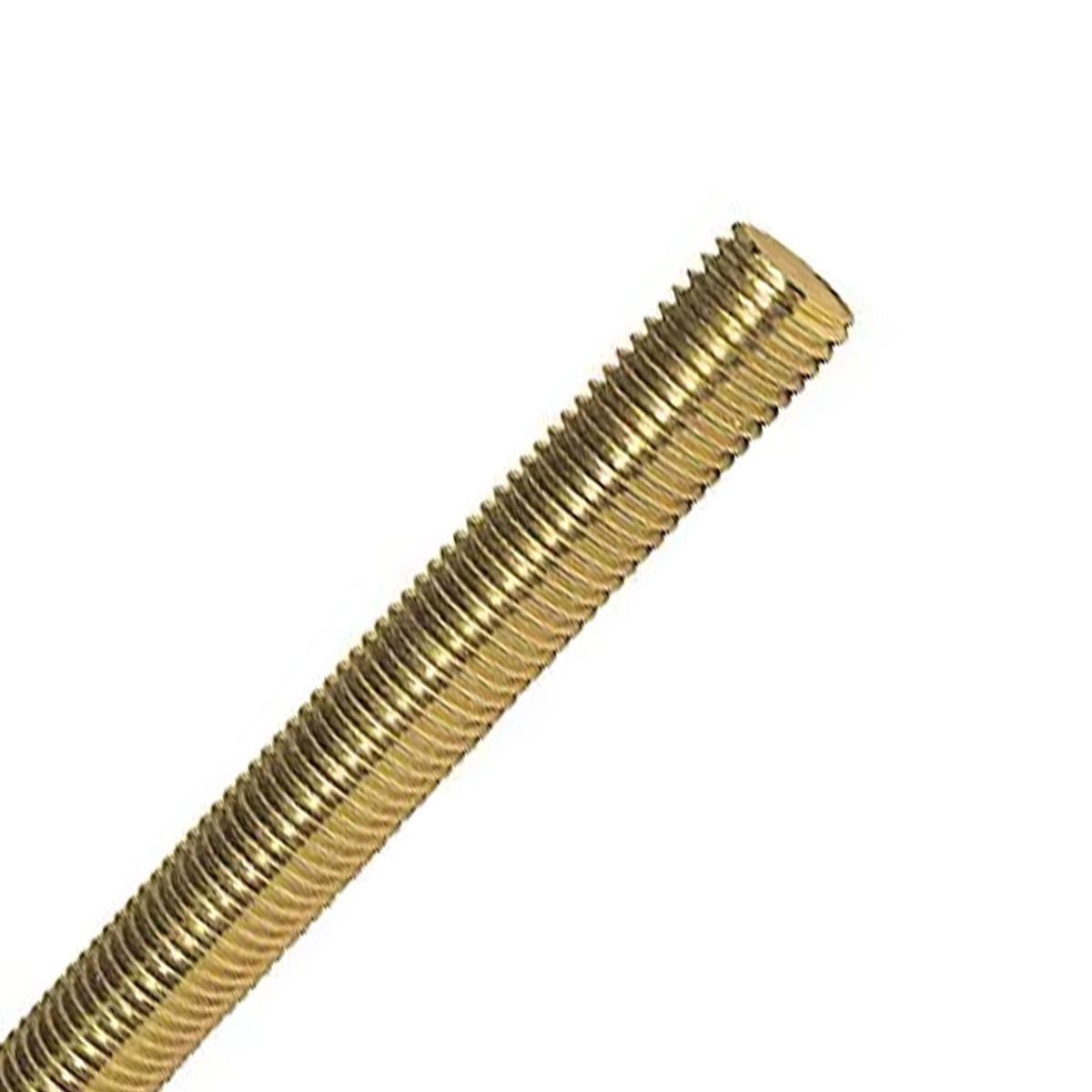 High Strength Threaded Rod; Zinc Plated Yellow | Bolts Plus Inc.