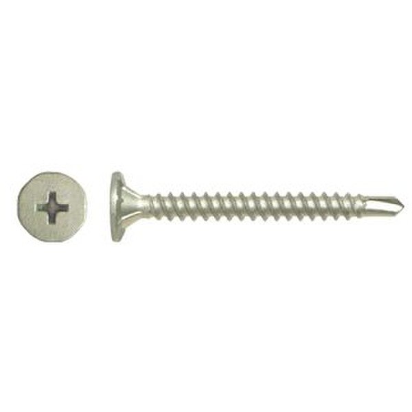 Flat Phillips Self Drilling Screws; Zinc Plated | Bolts Plus Inc.