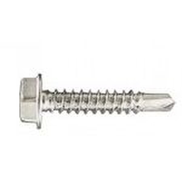 Hex Washer Head Self Drilling Screws; Zinc Plated | Bolts Plus Inc.
