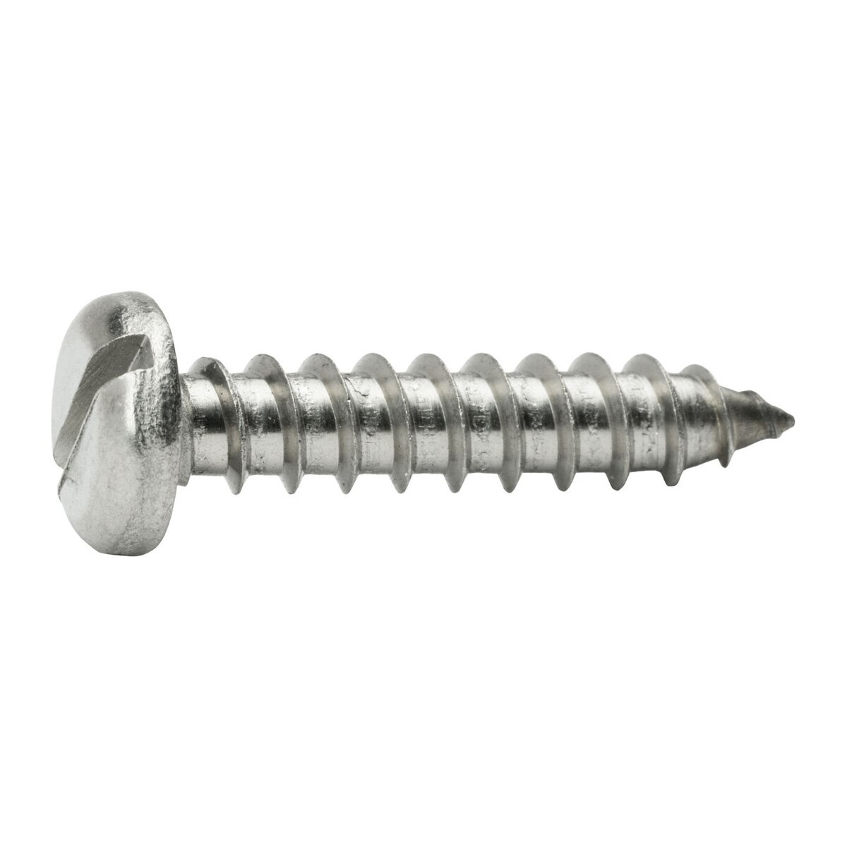 Pan Slotted Tapping Screws; Type A Zinc Plated | Bolts Plus Inc.