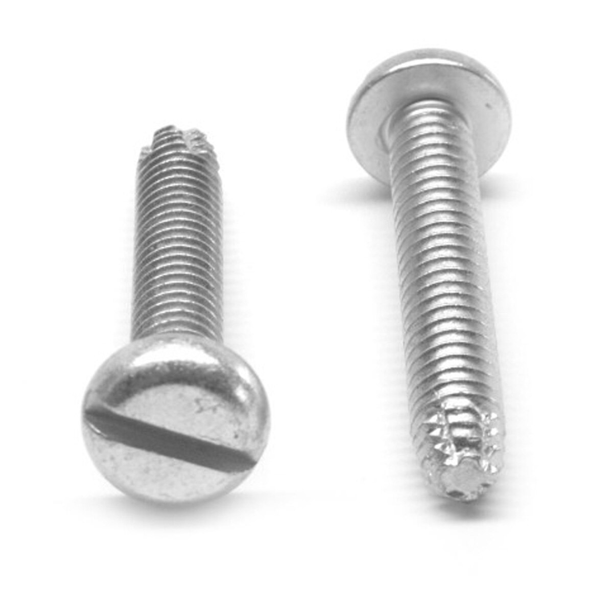 Pan Slot Type F Screw; Zinc Plated | Bolts Plus Inc.