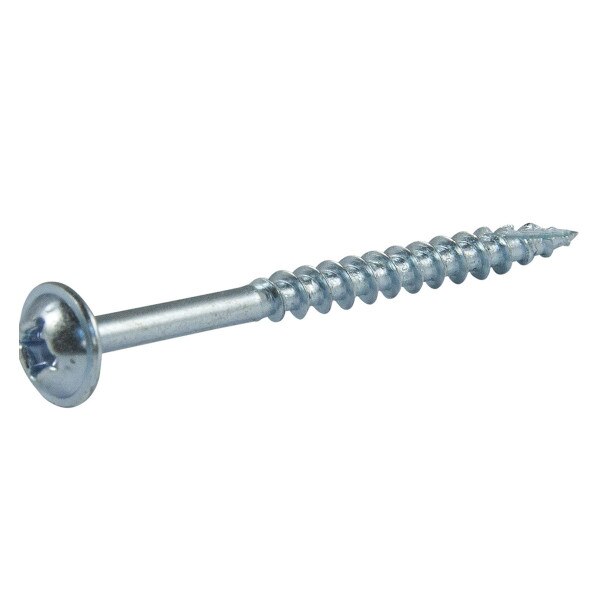Round Socket Low Root Partical Board Screw; Zinc Plated | Bolts Plus Inc.