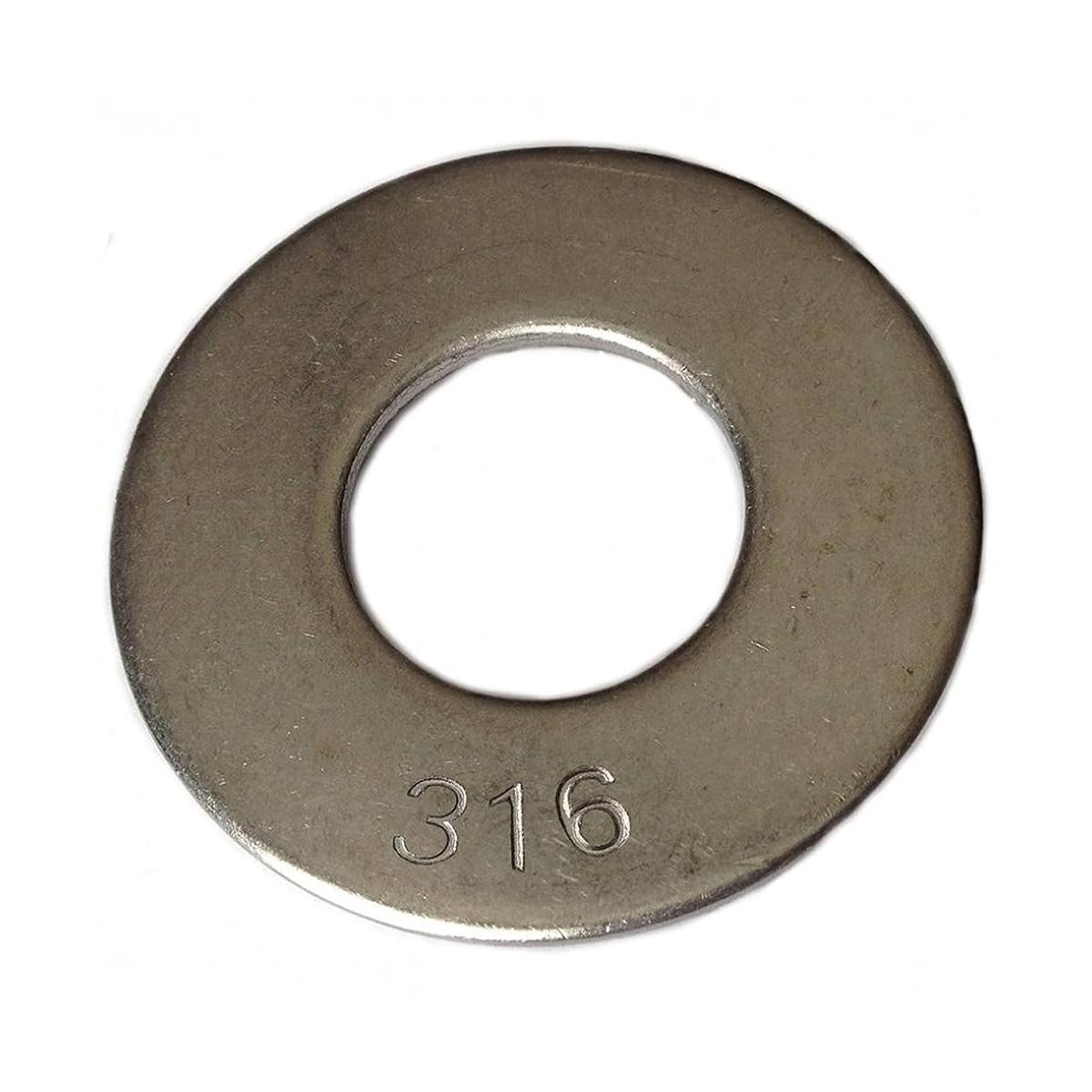 Flat Bolt Washer; 316 Stainless Steel | Bolts Plus Inc.