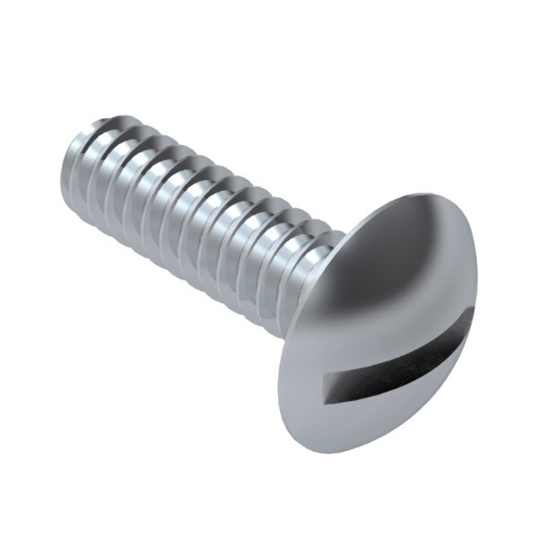 10-24 X 3/8 TRUSS SLOT MACHINE SCREW STAINLESS