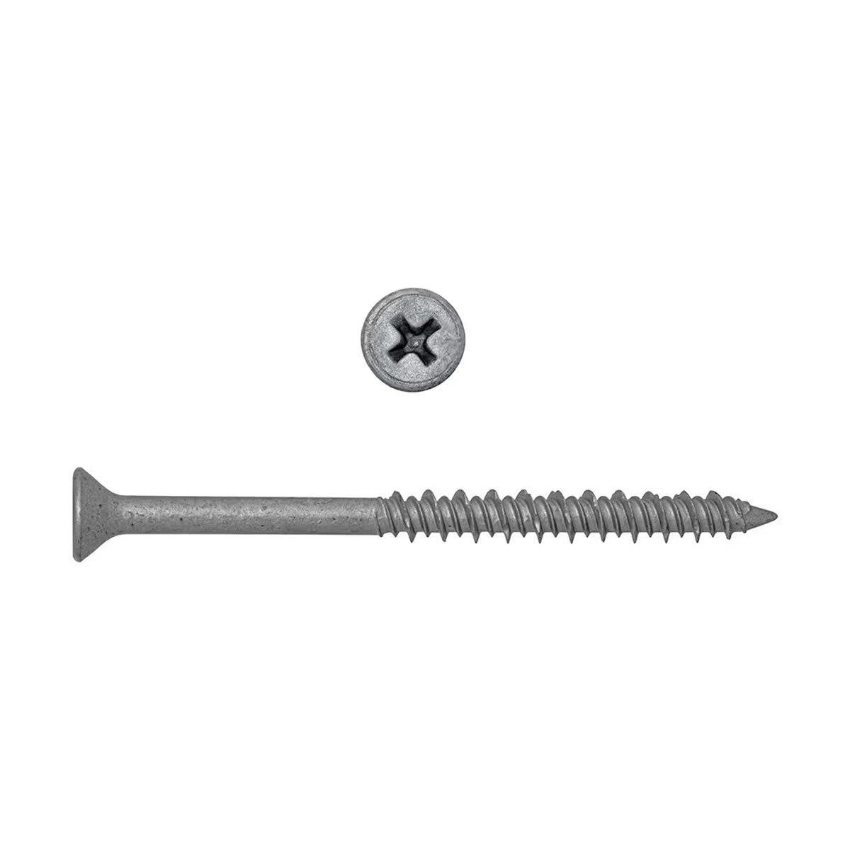 Concrete Screw; Flat Phillips Stainless Steel | Bolts Plus Inc.