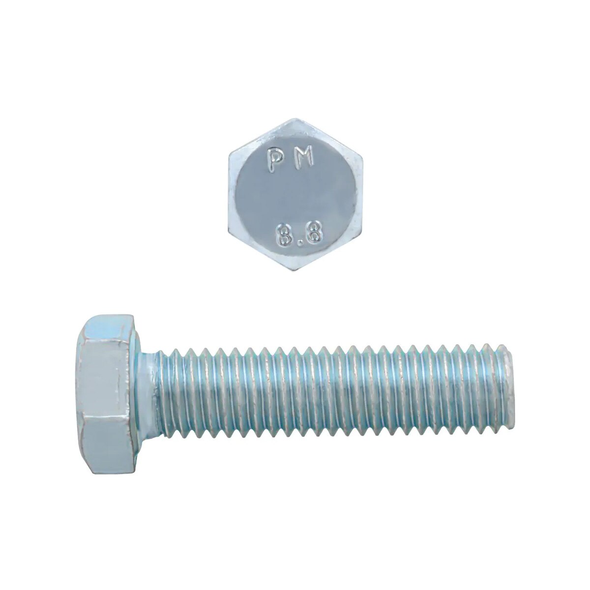 Metric 8.8 Hex Head Cap Screws; Zinc Plated | Bolts Plus Inc.