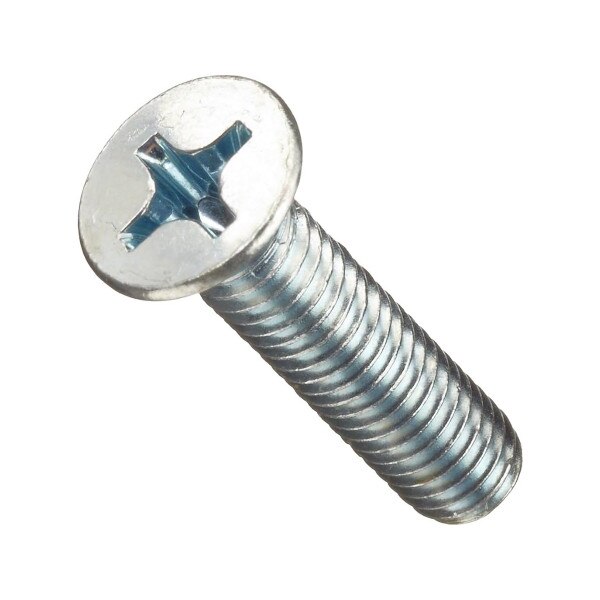 Flat Phillips Machine Screws; Metric Zinc Plated | Bolts Plus Inc.