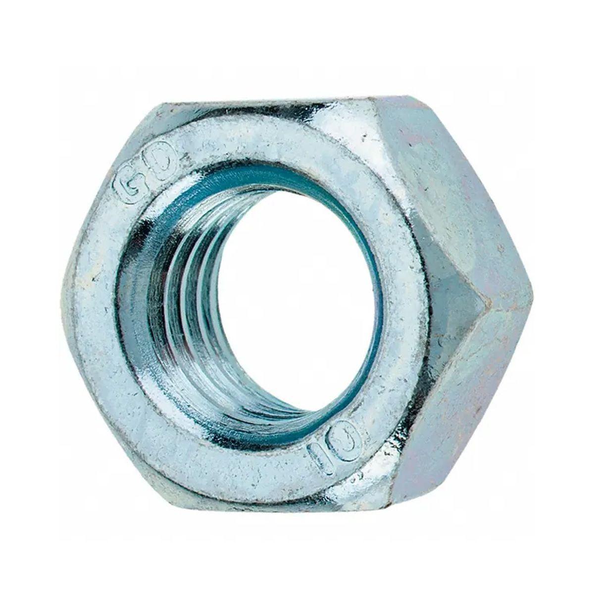 Class 10 Metric Hex Nut; Zinc Plated | Bolts Plus Inc.