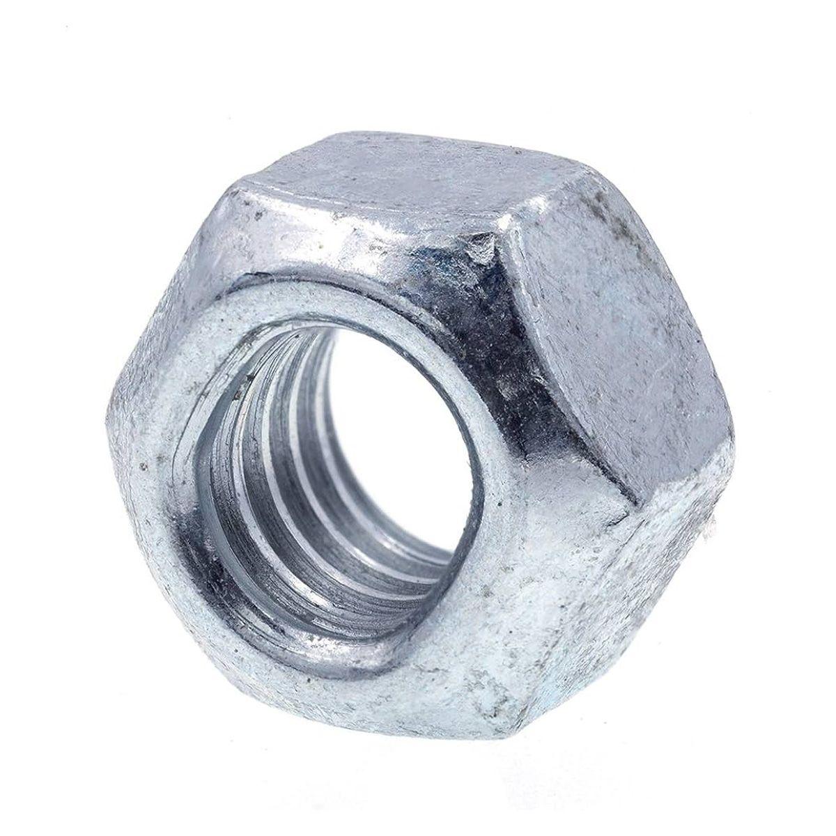 Class 10 Metric All Metal Lock Nut; Zinc Plated | Bolts Plus Inc.