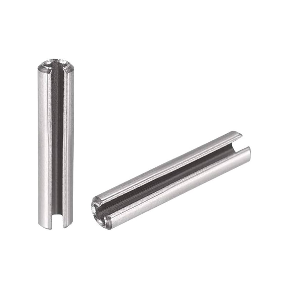Metric Slotted Roll Pins; Steel | Bolts Plus Inc.