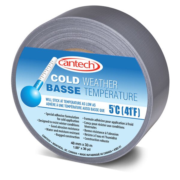48MM X 33M COLD WEATHER DUCT TAPE | Bolts Plus Inc.