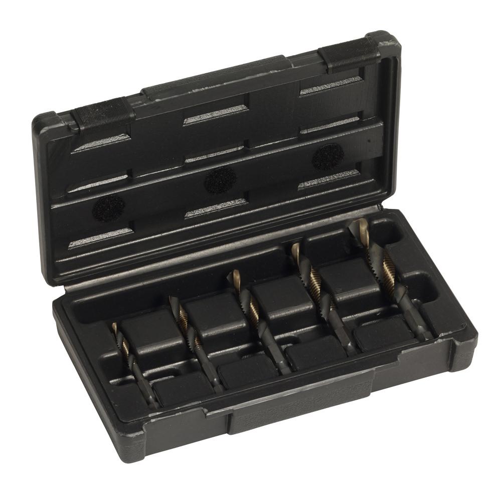 5 PIECE SET 1/4-1/2 NC TAP & DRILL SET | Bolts Plus Inc.