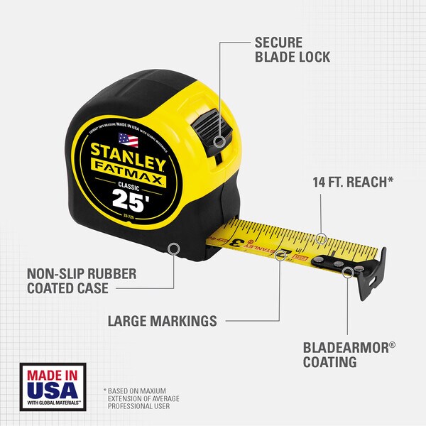 Stanley fatmax 25 ft store