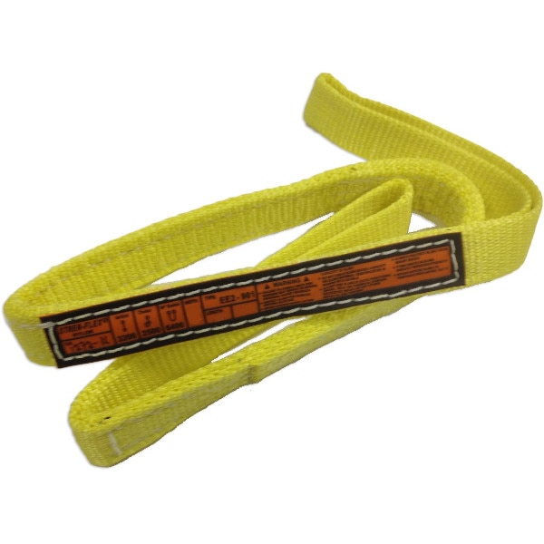 2 Ply, 2" Type 3 (Flat Eyes) Web Slings | Bolts Plus Inc.