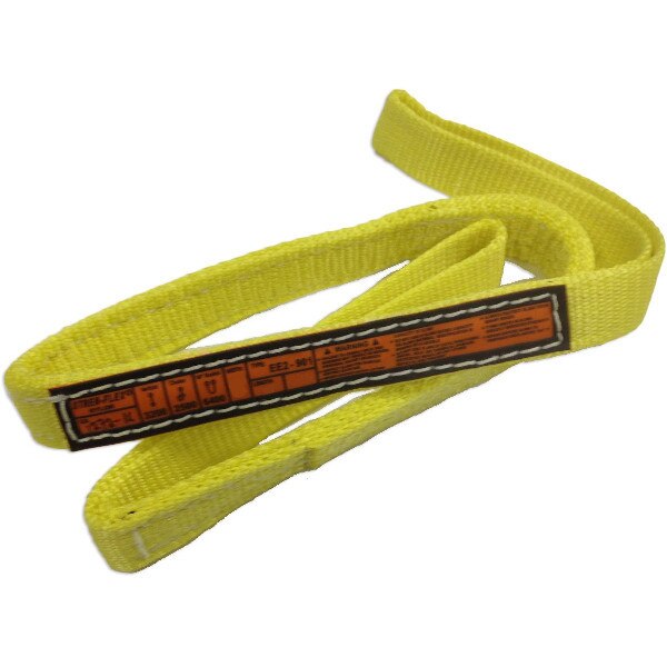 2 Ply, 2" Type 3 (Flat Eyes) Web Slings | Bolts Plus Inc.