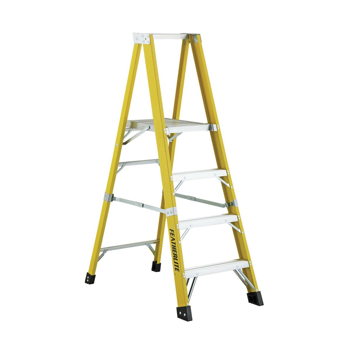 Featherlite Extra Heavy Duty Platform Ladder | Bolts Plus Inc.