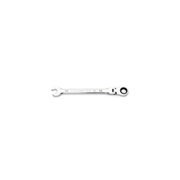 1/2IN. 90T 12 POINT FLEX-HEAD COMBINATION RATCHETING WRENCH | Bolts ...