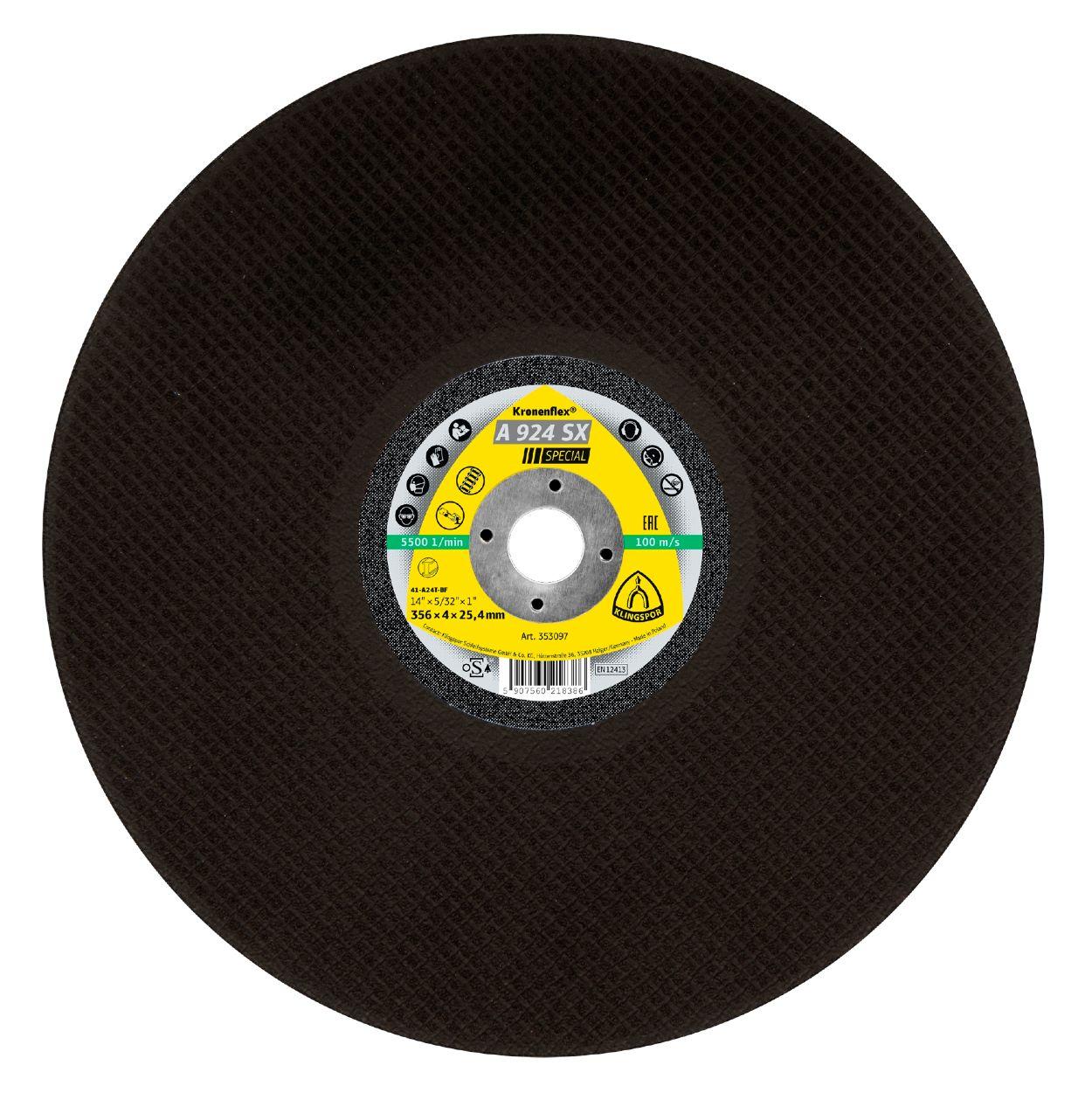 14 INCH CUT OFF WHEEL RAILROAD USE ONLY | Bolts Plus Inc.