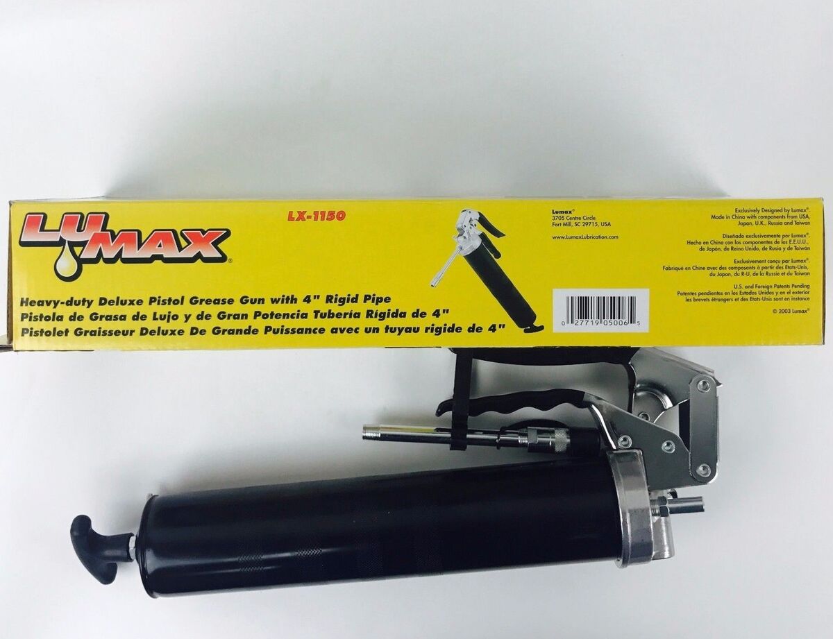 LX-1150 HVY DUTY DELUXE PISTOL GREASE GUN | Bolts Plus Inc.