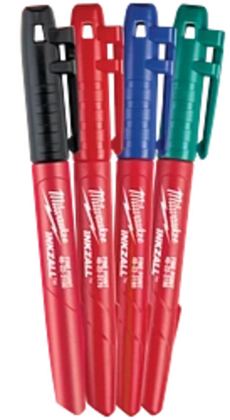 4PK COLORED FINE PT MARKERS | Bolts Plus Inc.