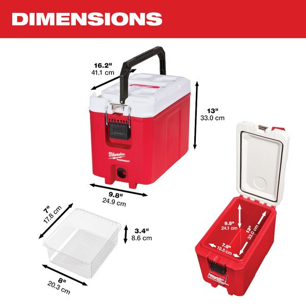 MILWAUKEE PACKOUT COOLER | Bolts Plus Inc.