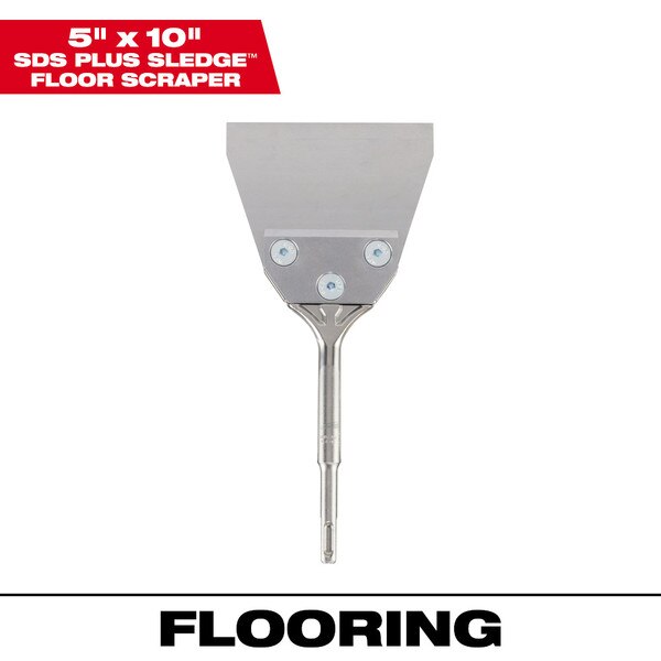 SDS Plus SLEDGE Floor Scraper 5" X 10" | Bolts Plus Inc.
