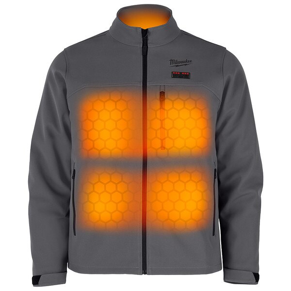 Gray Toughshell Milwaukee Heated Jacket Kit | Bolts Plus Inc