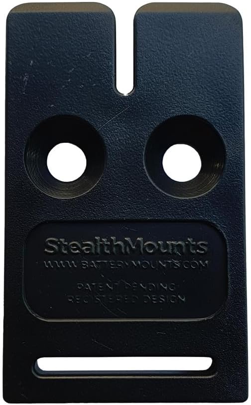 Stealth Mounts Bin Buddy Mount 8 Pack Black Bin Mounts for Storage Bins ...