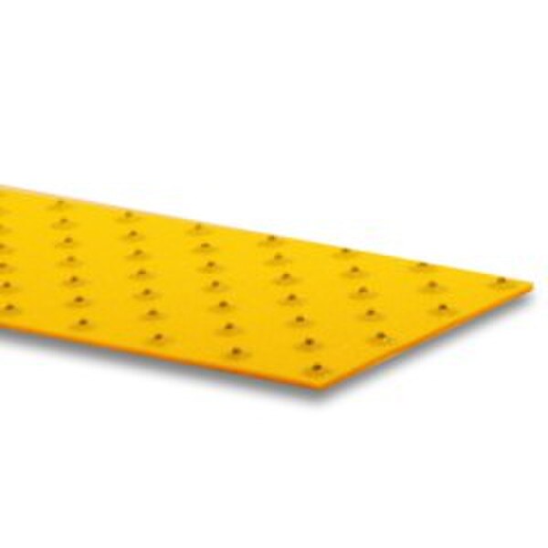 5IN X 24IN YELLOW GRIPALL STUDDED ANTI-SLIP STRIP | Bolts Plus Inc.