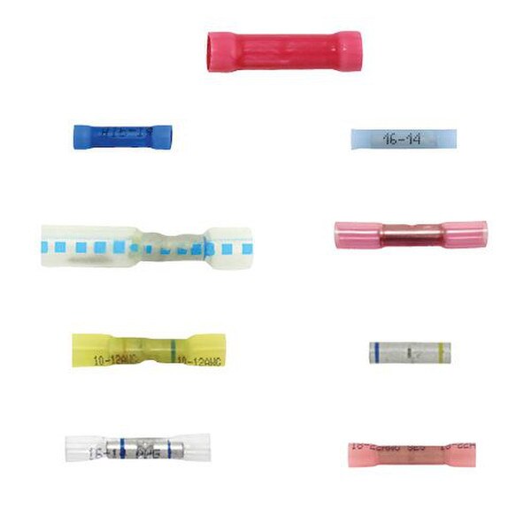 Butt Splices BLUE 16-14 GA 100/jar | Bolts Plus Inc